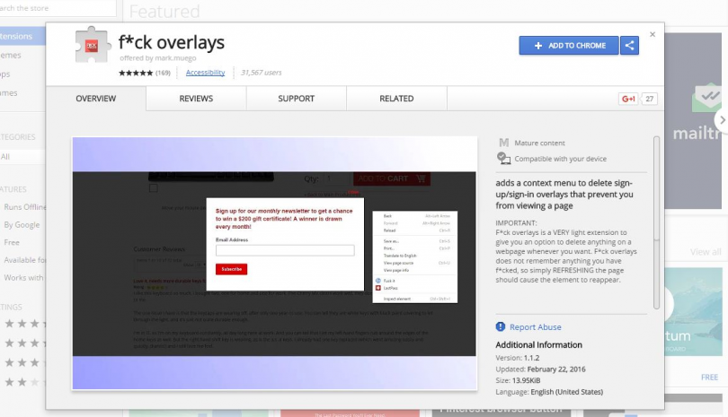 How To Close Annoying Website Overlays In Chrome And Firefox ...